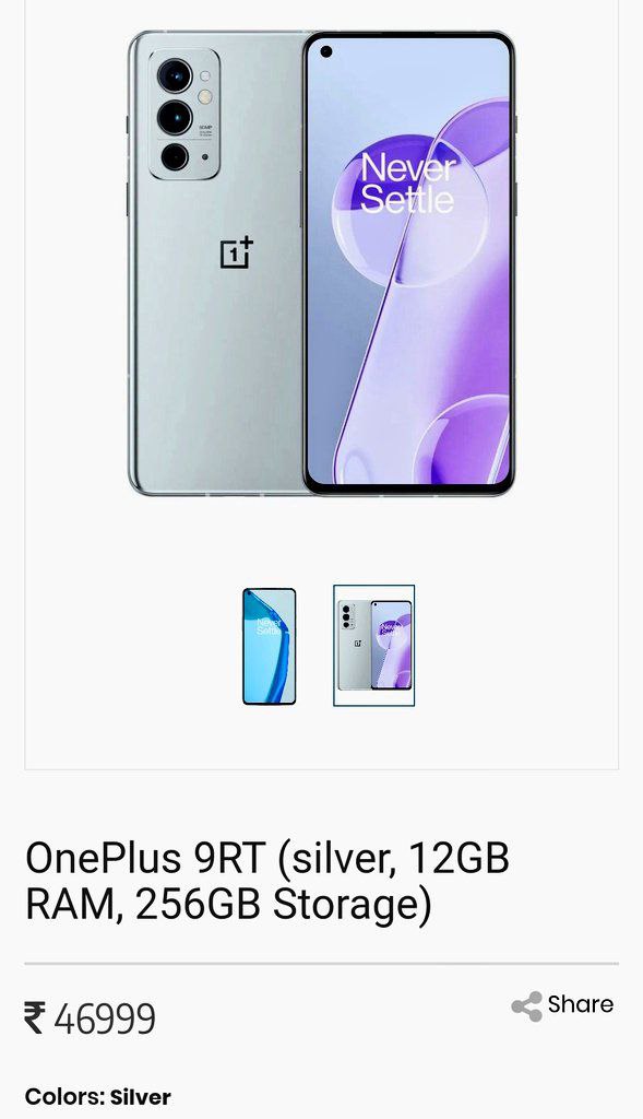 OnePlus 9RT price, colors, and specs are here ahead of launch - Smartprix
