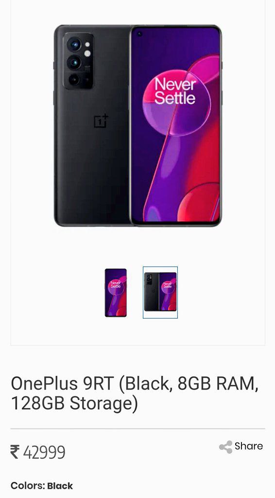 OnePlus 9RT price, colors, and specs are here ahead of launch - Smartprix