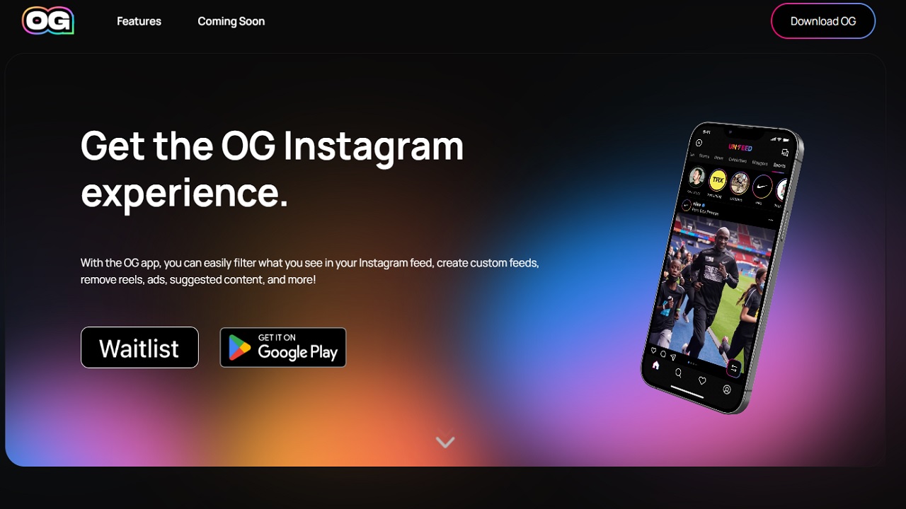 The OG App can save you from Instagram ads - Smartprix