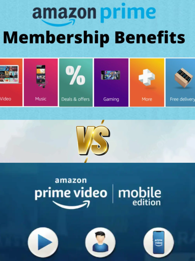 Amazon Prime Video mobile प्लान Vs Amazon Prime मेम्बरशिप प्लान - Smartprix